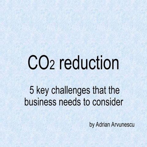 CO2 reduction.CO2 ReductionCO2 Reduction | PPT