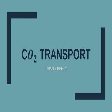 Co 2 transport | PPTX
