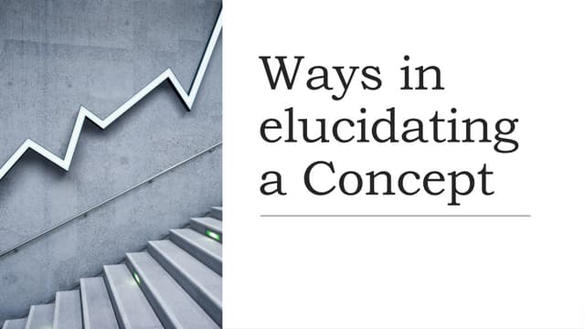 Definition, Clarification and Explication in EAPP | PPTX