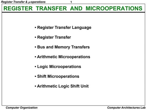 Logic microoperations | PDF