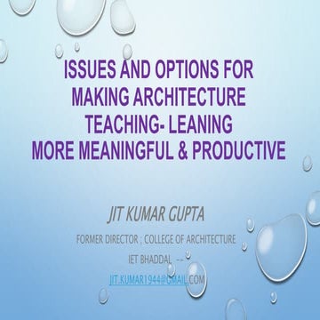 COA- Architecture Teaching Learning-.pptx