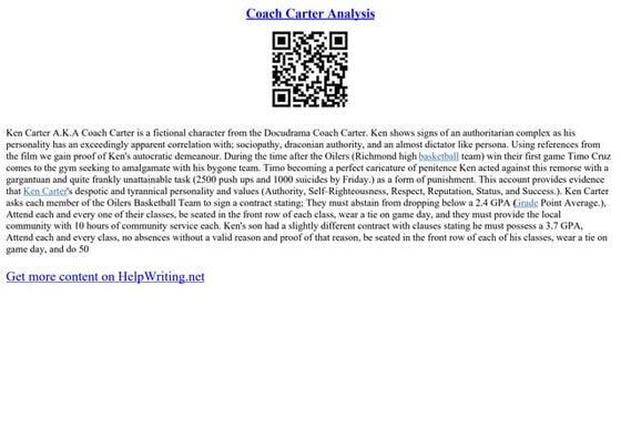 Coach Carter | PDF