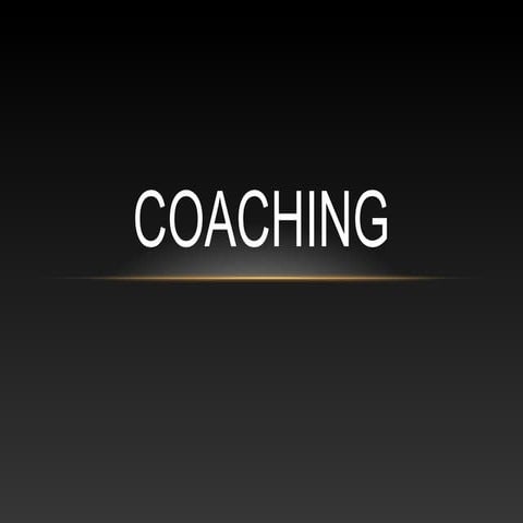 Coaching | PPTX