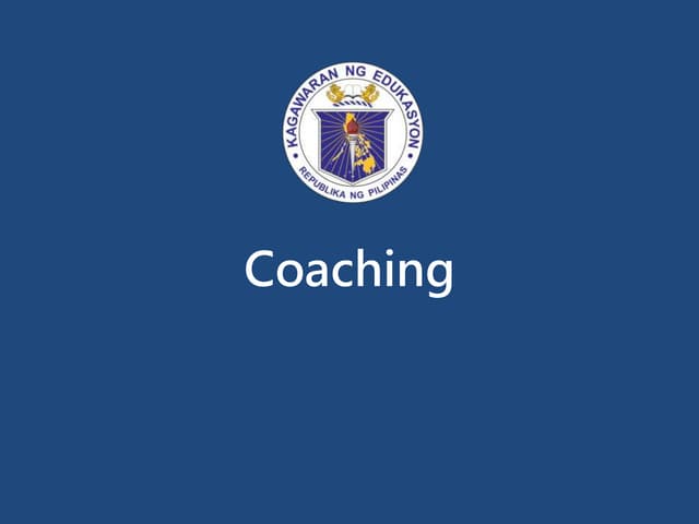 COACHING SKILLS POWERPOINT | PPT