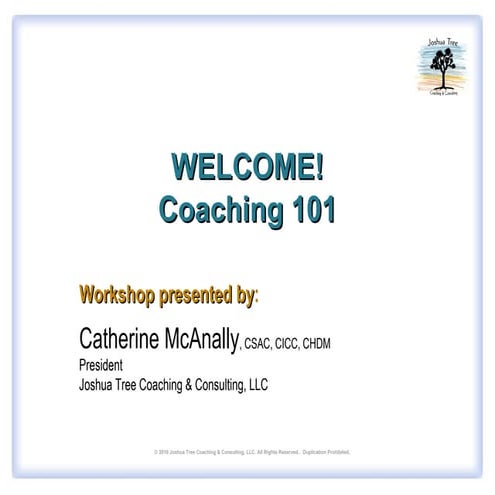 Coaching For Success presentation | PPS