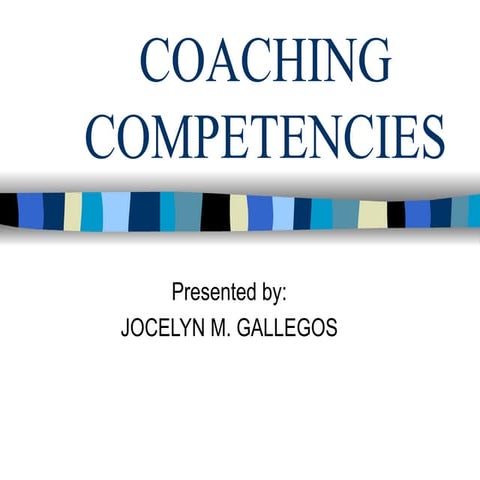 Coaching competencies | PPT | Sports