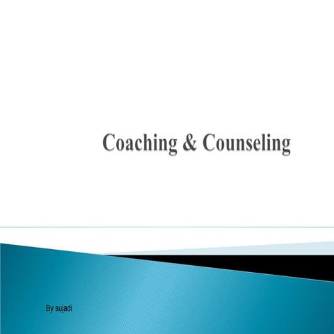 Coaching counseling | PPT