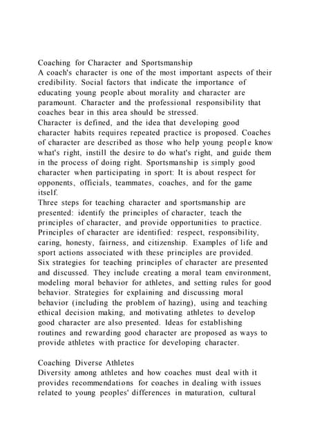 Coaching Interview | PPT