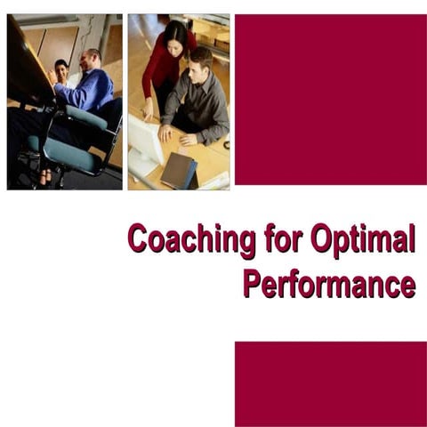 Coaching for optimal performance | PPT