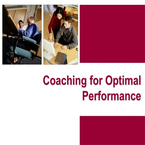 Coaching for optimal Performance employee.ppt