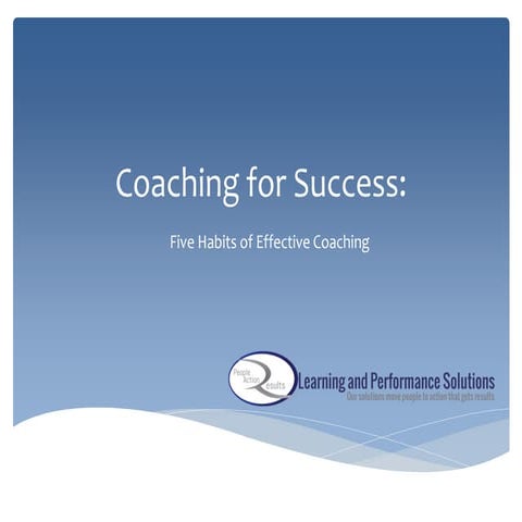 The Coaching Habit Book Exploration by Laurie Hawkins | PDF