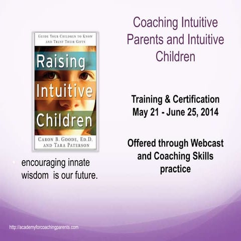 Coaching intuitiveparents&children | PPT
