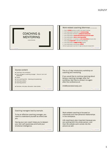 Coaching with the GROW Model | PPTX