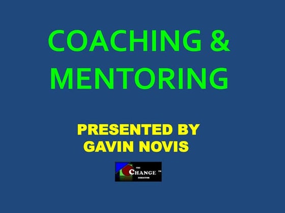 Coaching | PPTX | Human Resources | Business