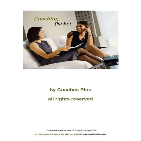 Coachingpacket1 | PDF