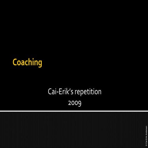 Coaching Project | PPS