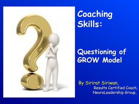 Coaching with the GROW Model | PPT