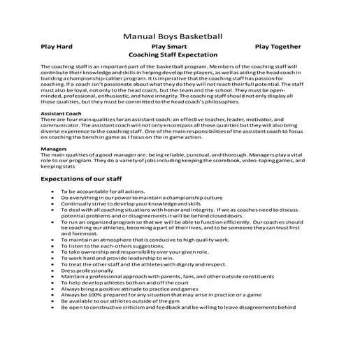 Coaching staff expectations (1) | DOCX