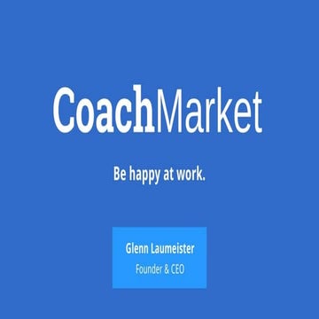Coachmarket Pitch Deck | PDF