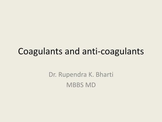 COAGULANTS | PPT