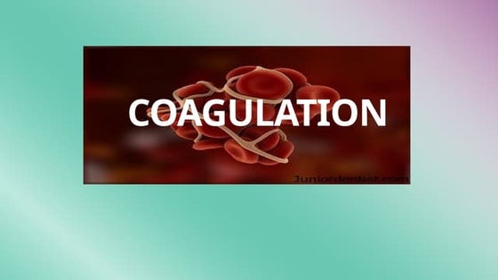 Disseminated intravascular coagulation ppt | PPT