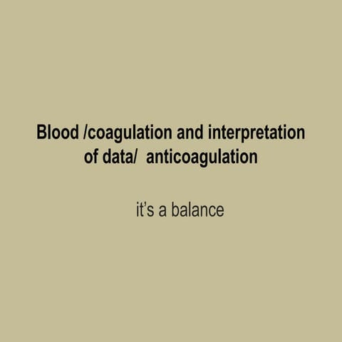 coagulation physiology and different tests.pptx