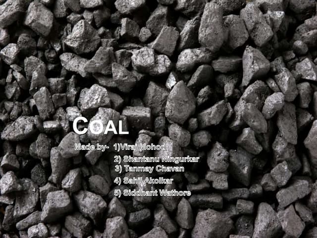 Types of coal, ranking of coal and their properties.pptx