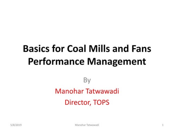 classifications and working of mills in a power plant | PPT