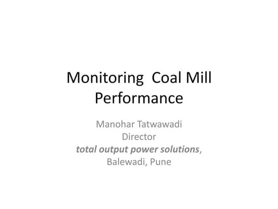 classifications and working of mills in a power plant | PPT
