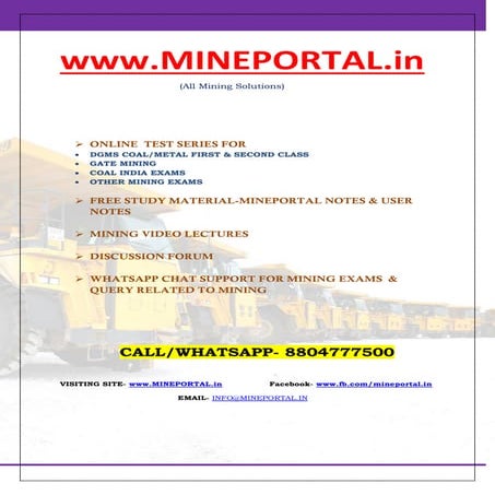 Coal mine regulations 2017 (eng) 424 | PDF