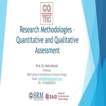 research methodologies in architecture | PDF