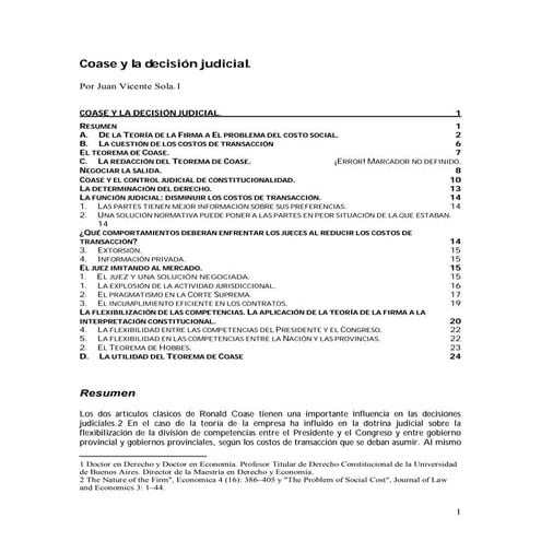 Teorema de Coase y las teorías económicas | PPTX