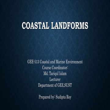 Coastal Land Form | PPTX