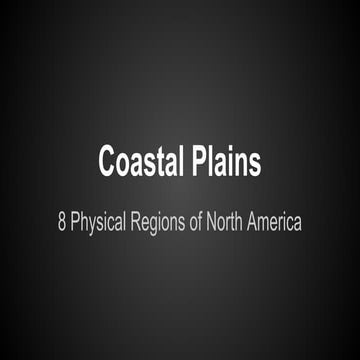 Coastal plains | PPT