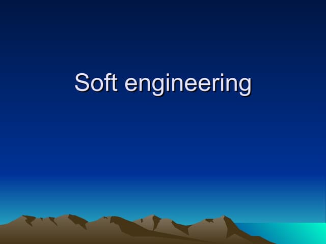 11. soft engineering | PPTX