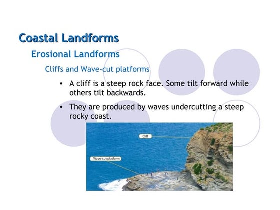 Coastal land forms .erosional and depositional landforms | PPTX