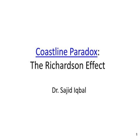 Coastline paradox | PDF