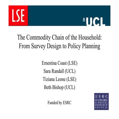 The commodity chain of the household | PDF