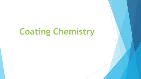 Basics of paint coatings | PPT