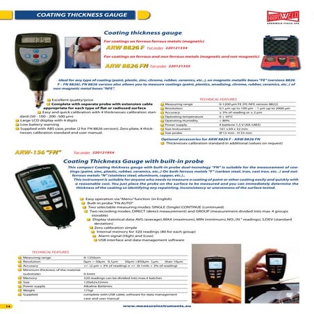 Coating thickness gauge | PDF