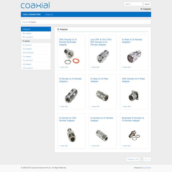Coaxial cable connectors n adapter page 1 | PDF | Computer Peripherals ...