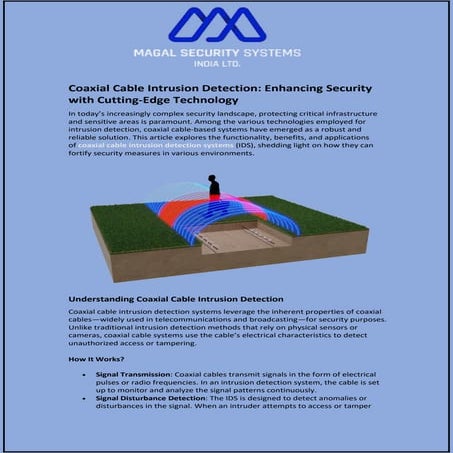 Coaxial Cable Intrusion Detection and Enhancing Security with Cutting ...
