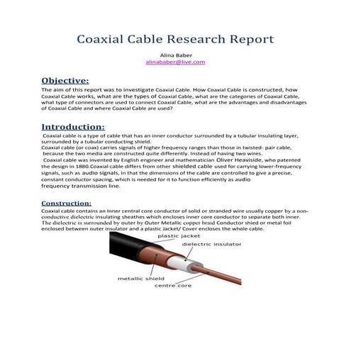Comparison Between Twisted Pair Cable, Coaxial Cable and Fiber Optic ...