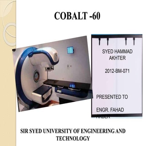 Teletherapy Cobalt-60 Machines | PDF