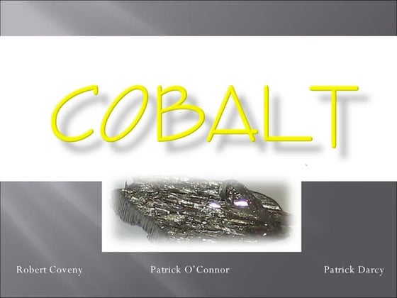 Chemistry: Nickel Project | PPT