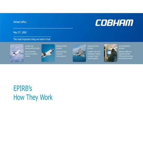 Cobham How EPIRBs Work | PPT