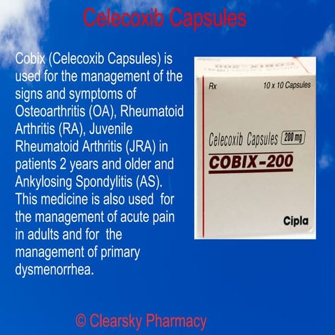 Cobix (Celecoxib Capsules) | ODP