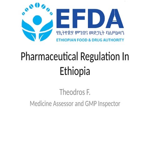 COC-training of pharmaceutical regulatory training | PPTX
