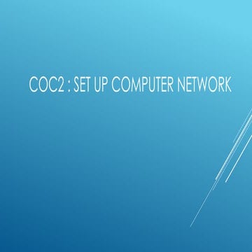 Basics Of Networking (Overview) | PPT