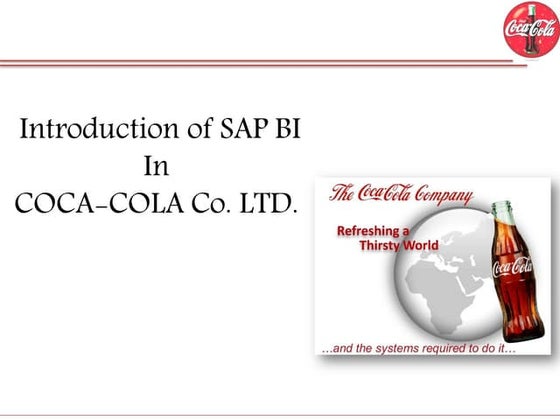 The Coca-Cola Company: BPM in the Context of Global ERP (Enterprise ...